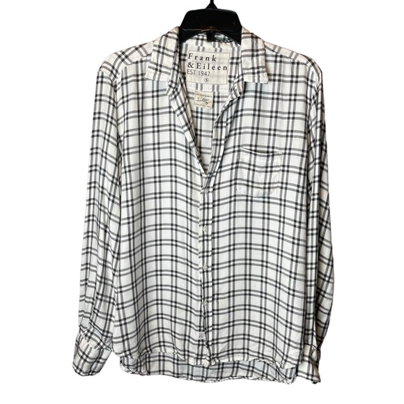Frank & Eileen | Shirts | Frank Eileen Eileen White Black Modal Button ...